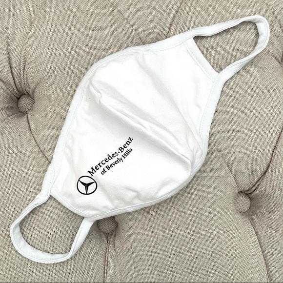 Accessories | Auth Mercedes Benz White Face Mask | Poshmark